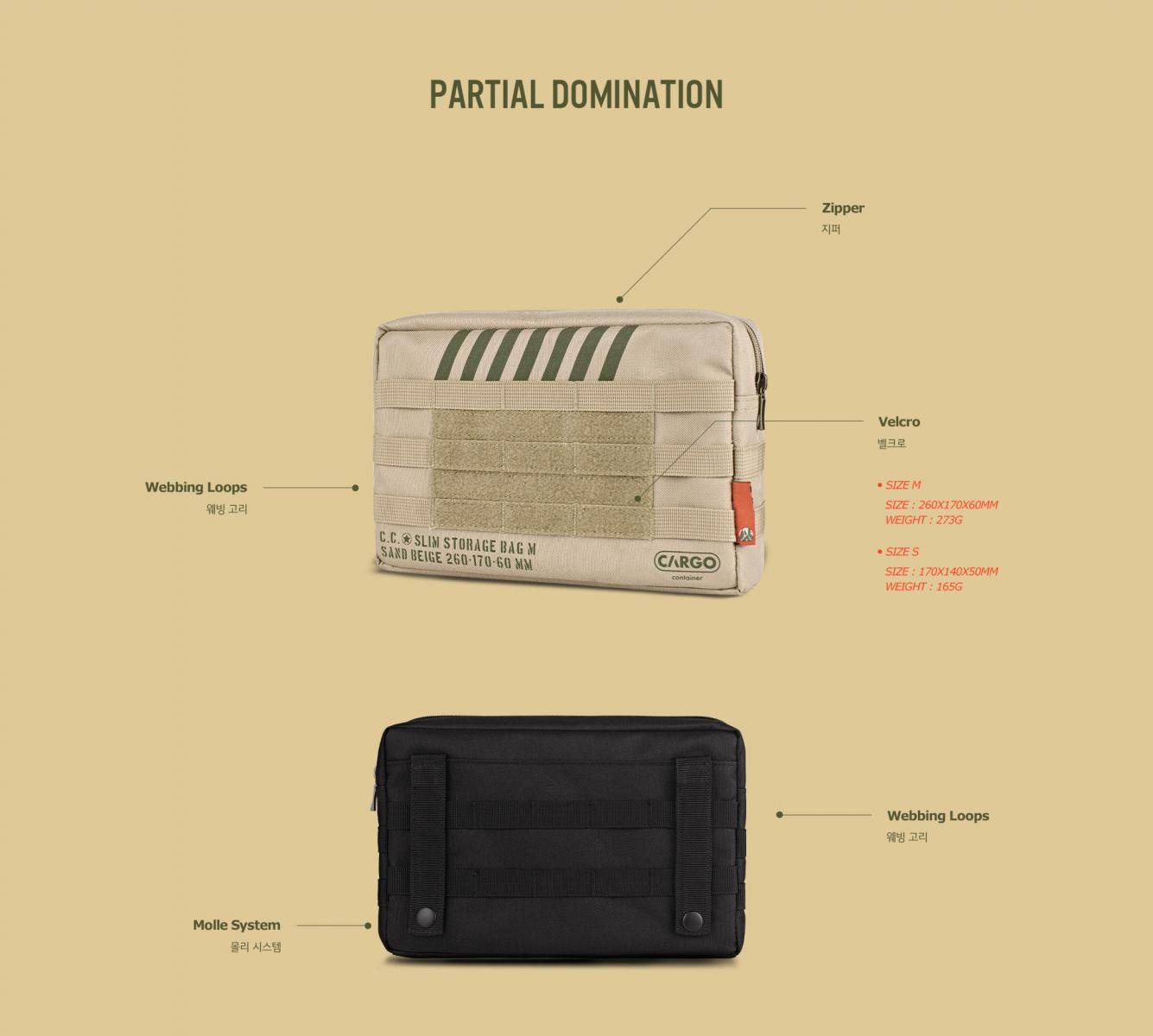 Cargo Container Slim Storage Bag
